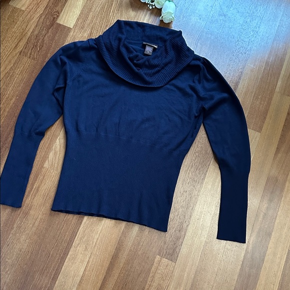 Hooked Up by IOT | Sweaters | Hooked Up By Iot Deep Blue Cowl Neck ...